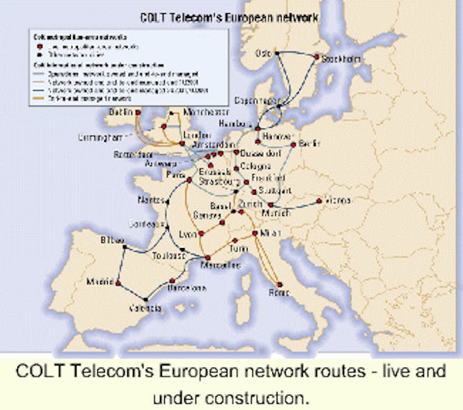 COLT Telecom rolls out Europe's first all-optical networks | Lightwave