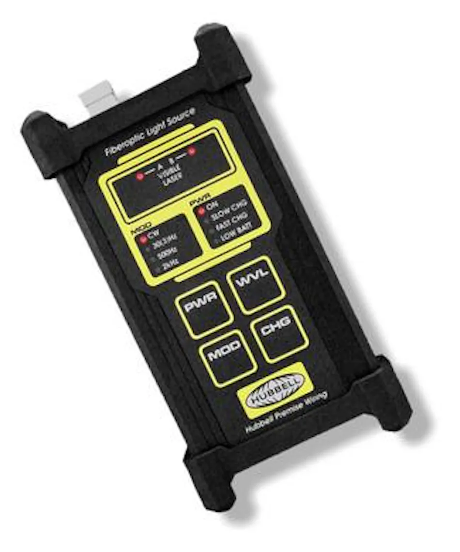 Hubbell Premise Wiring introduces fiber-optic visible fault finder kit ...