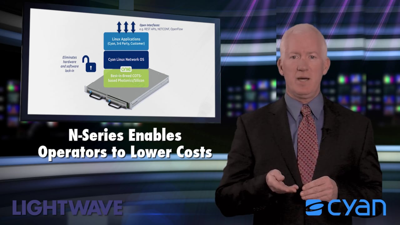 Cyan N-Series Open Hyperscale Transport Platform | Lightwave
