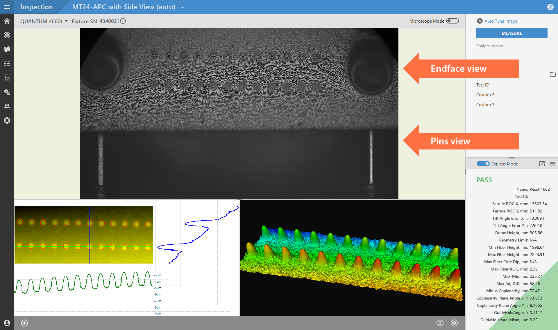Sumix Side+Front View for MPO Geometry & Guide Holes Parallelism ...
