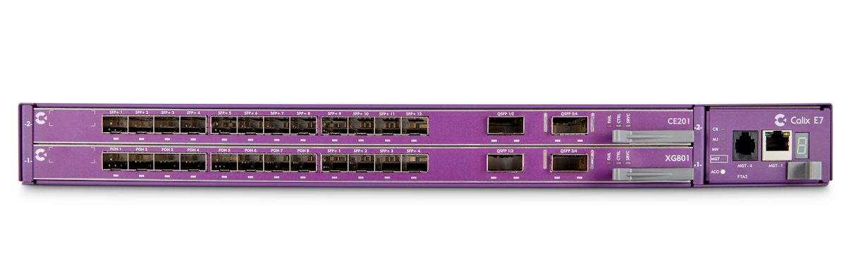 Calix, Inc.: AXOS CE201 and XG801 Line Cards | Lightwave