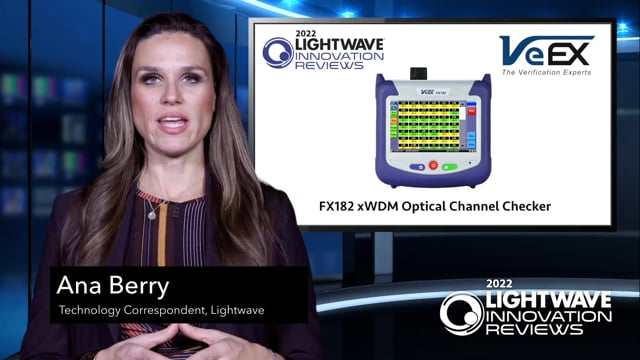 2022 Honoree: VeEX's FX182 xWDM Optical Channel Checker | Lightwave Online