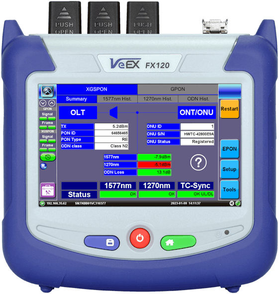 VeEX Inc.: Next Gen FX120 PON Analyzer & Multi-Gig Service QoE Test Set ...