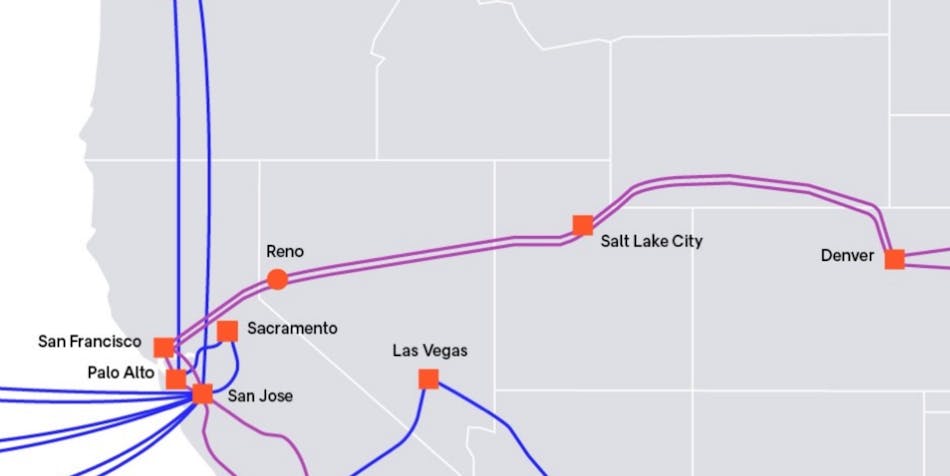 Arelion opening fiber route from Denver to the San Francisco Bay Area ...