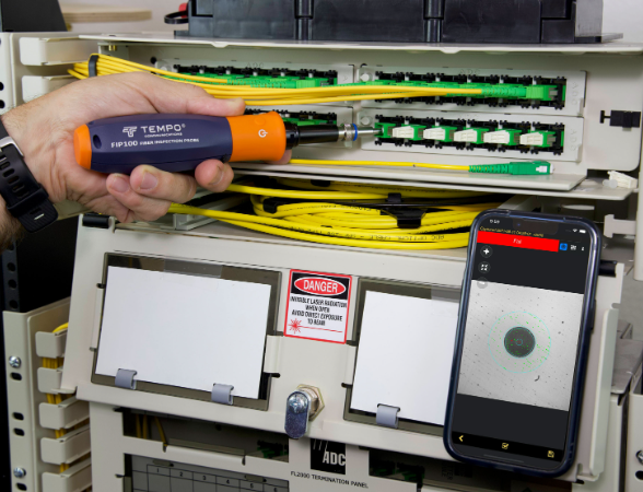 Tempo debuts FIP100 fiber connector inspection system | Lightwave