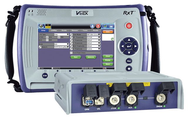 VeEX Inc.: RXT-4113+ xWDM OTDR Test Module | Lightwave