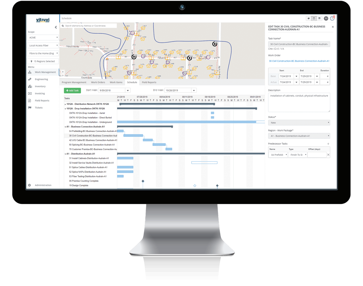 Vitruvi telecom construction software supports CommScope fiber ...