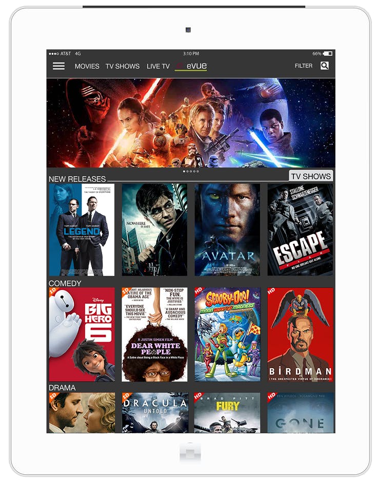 Evolution Digital eVUE-TV | Lightwave