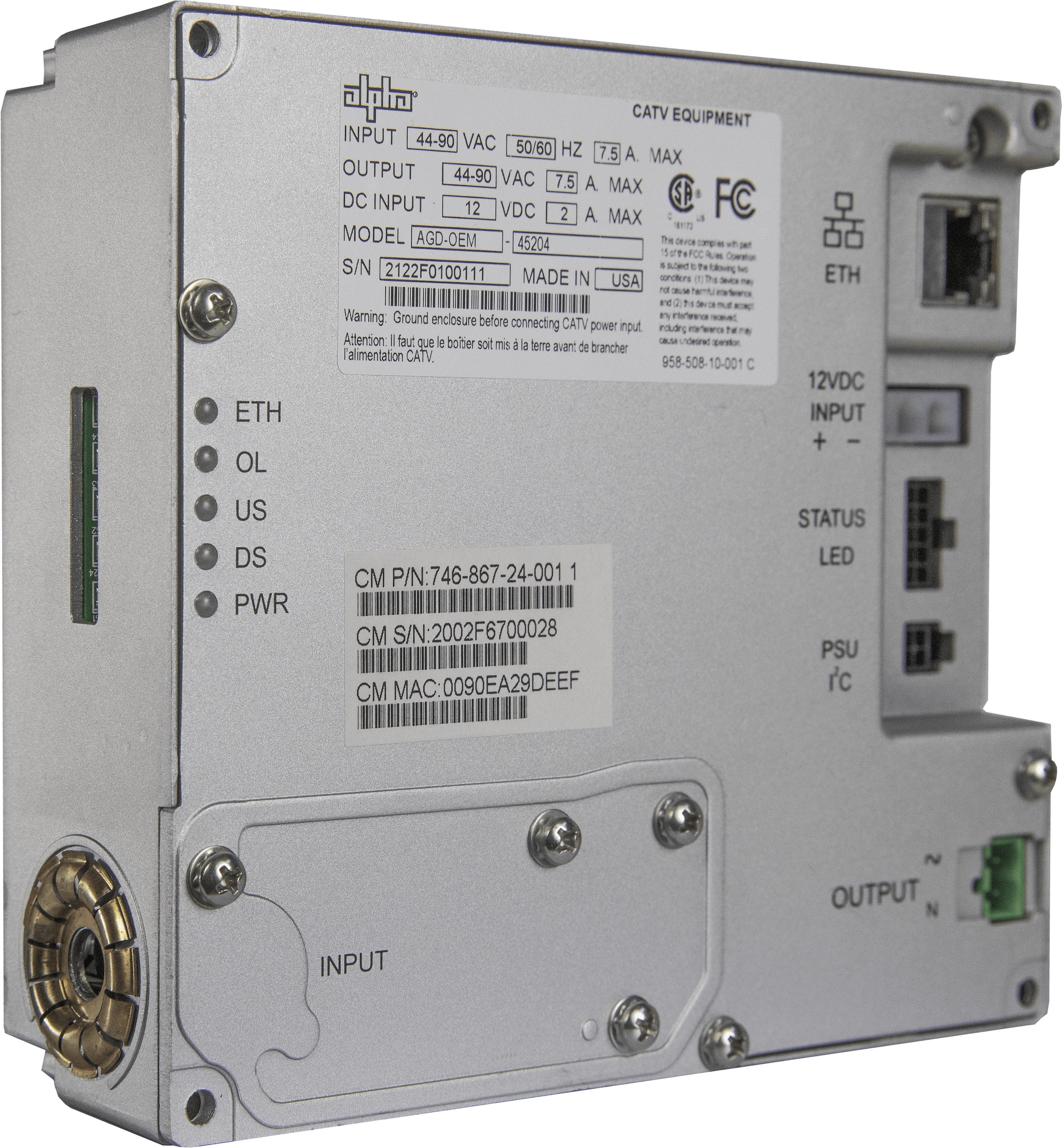 EnerSys: Alpha® ADOM Outdoor Gateway - DOCSIS 3.1 OEM Module ...